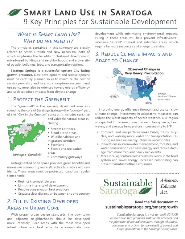 Land Use - Sustainable Saratoga